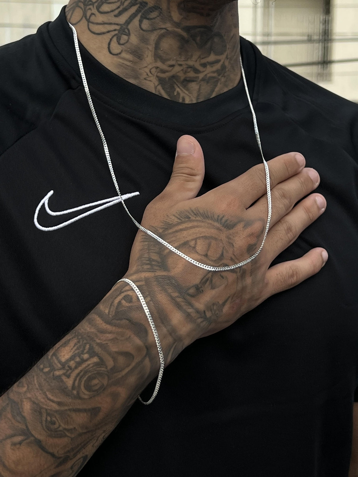 Conjunto 2mm Grumet Prata 925 Garantia Vitaliacia