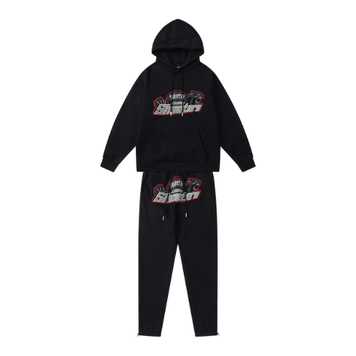 Conjunto Trapstar Shooters Hoodie Tracksuit Black